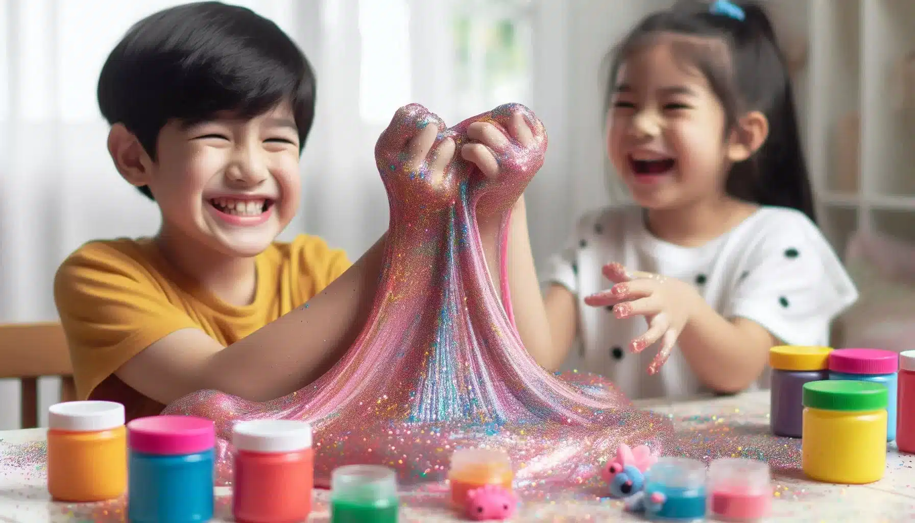 Easy, Safe Slime Recipes - Non Toxic - Mrs Thrifty